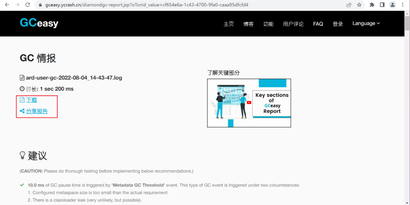 好用的GC日志分析网站：https://gceasy.io/ - FIT2CLOUD 知识库